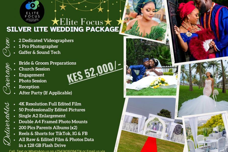 Wedding Photography & Video Packages In Kenya | Elite Focus ...